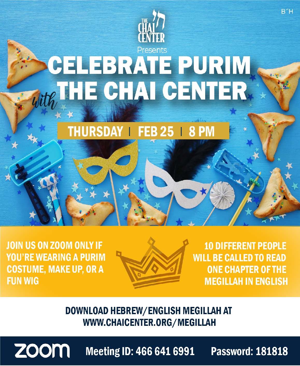 PURIM PARTY – The Chai Center